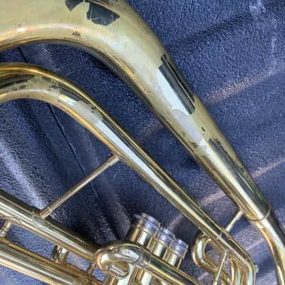 Bach B1106 marching baritone with case good shape | Reverb