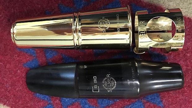 Selmer S-80 C** Double Star Bari Sax Mouthpiece Hard Rubber | Reverb