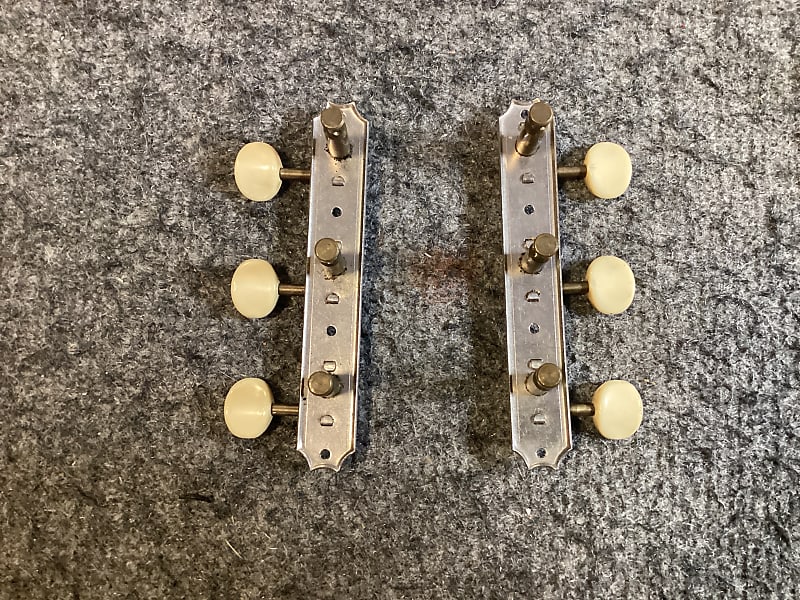 Kluson Vintage 3x3 Button Tuning Heads | Reverb