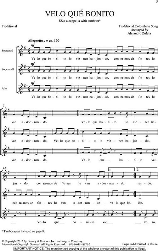 Velo que bonito - CME Latin Accents | Reverb