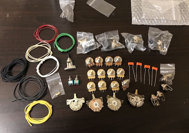 Switchcraft, CTS Pots , Oak Grigsby switches, GORVA switches | Reverb