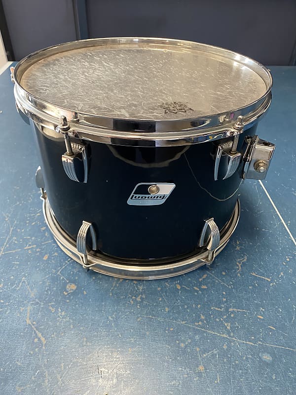 Ludwig Rocker 13” Rack Tom 1980s Piano Black | Reverb