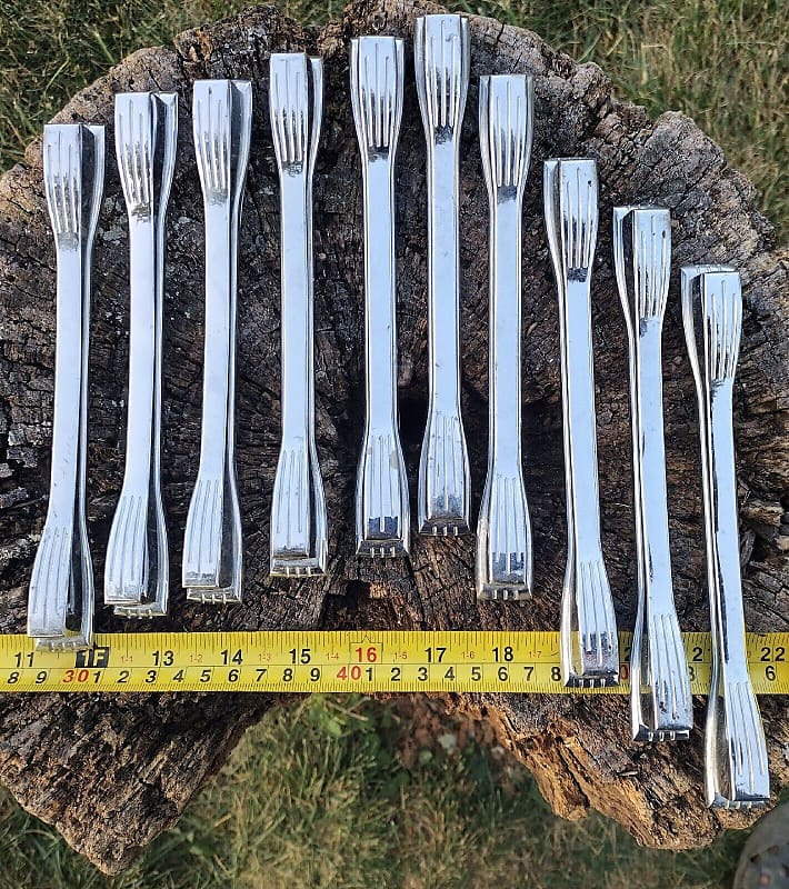 60's Ludwig Chrome Marching Snare/Tom Mach Lugs (Qty 10) w/ | Reverb