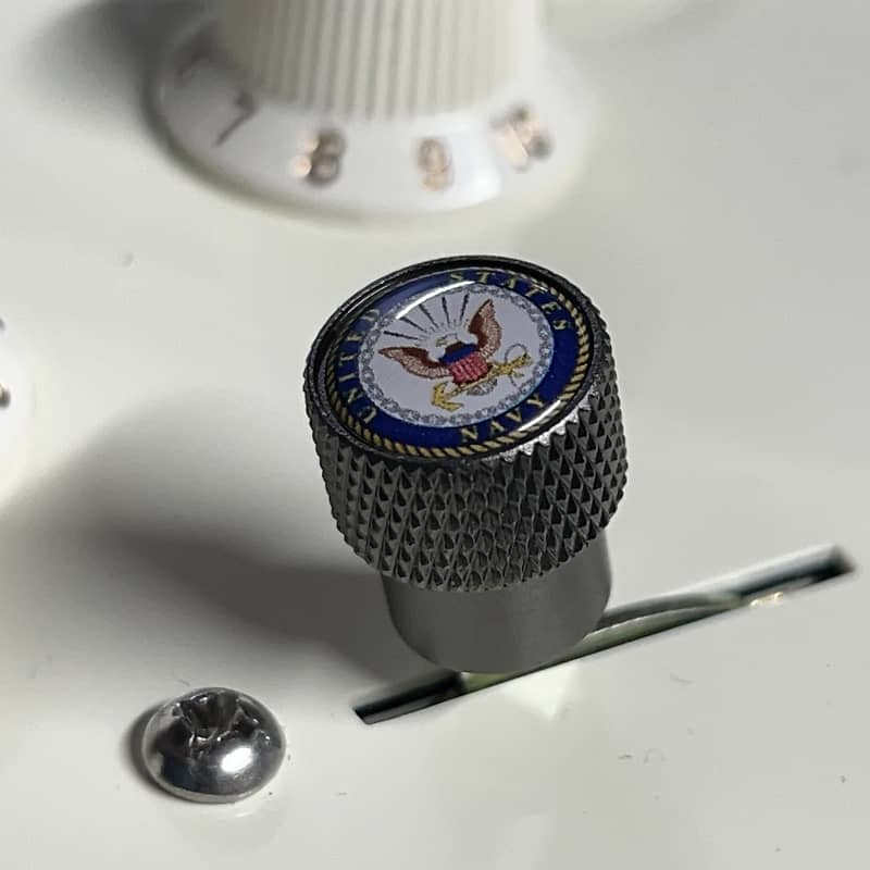 Kinnatone U.S Navy Black Chrome Switch tip for Blade style | Reverb