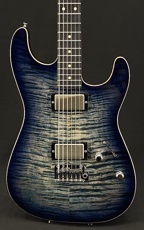 Tom Anderson Baritom Drop Top in Natural Arctic Blue Burst | Reverb