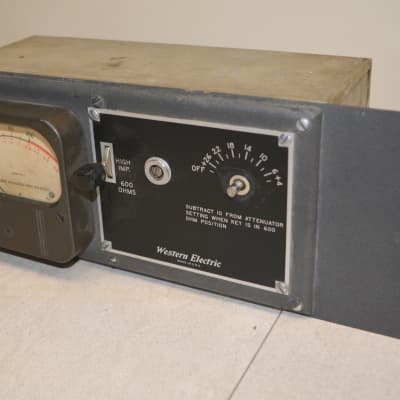 1940s Western Electric Volume Indicator 754B Vintage VU Meter | Reverb