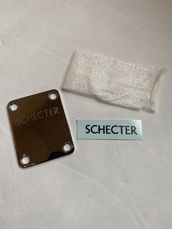 Schecter Neck Plate & Waterslide Decal | Reverb UK