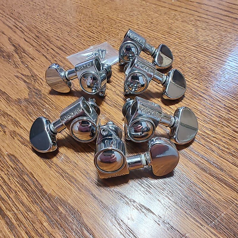 Grover 3x3 Tuners - chrome | Reverb