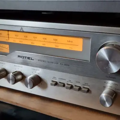 Rotel RX-503 Brush Aluminum and Wood | Reverb