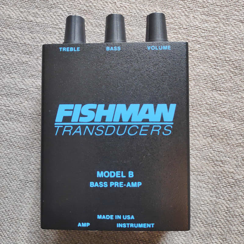 Fishman Model B bass pre-amp 2000s | Reverb