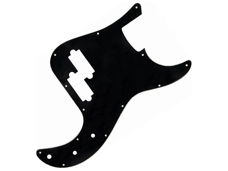 Guitar Tech Scratchplate ~ P-style Bass ~ Black | Reverb UK