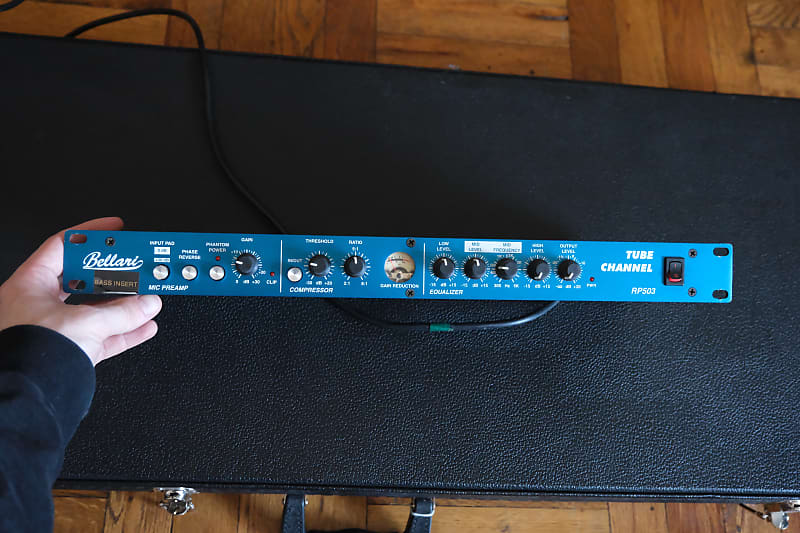 Bellari RP503 Tube Channel Microphone PreAmp Compressor EQ | Reverb