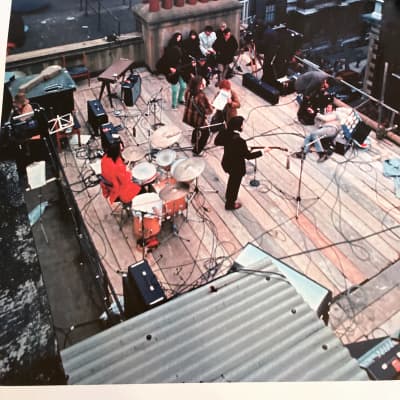 The Beatles Final Show Jan 30th 1969 Color Birds Eye Photo' | Reverb