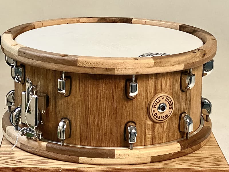 Custom Hill Walnut jazz snare 1406 | Reverb