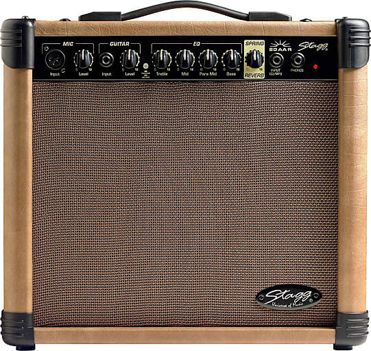 STAGG 20W Acoustic Guitar Amplifier With Spring Reverb Plus | Reverb