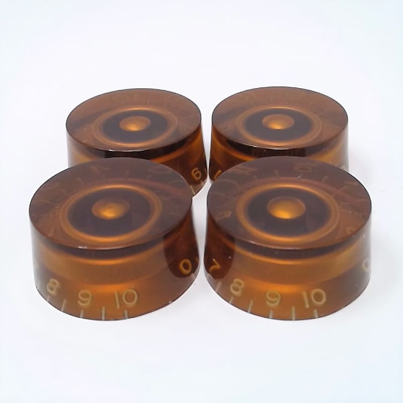 True Custom Shop® Amber NON Recessed Speed Knob Set for | Reverb