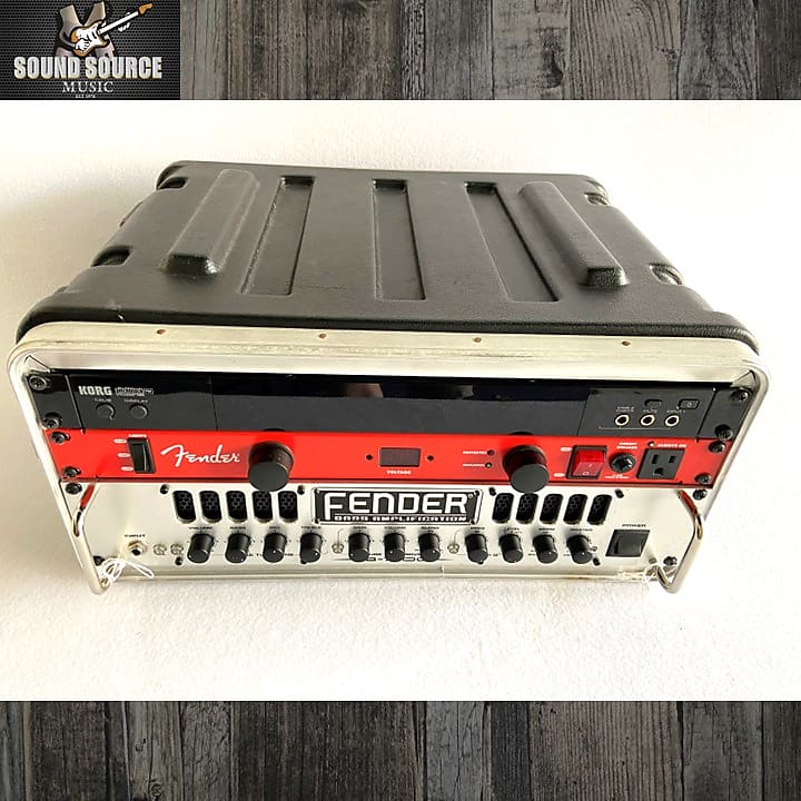 Fender TB-1200 Tube Bass Head w/Rack, Korg rack tuner, Power | Reverb