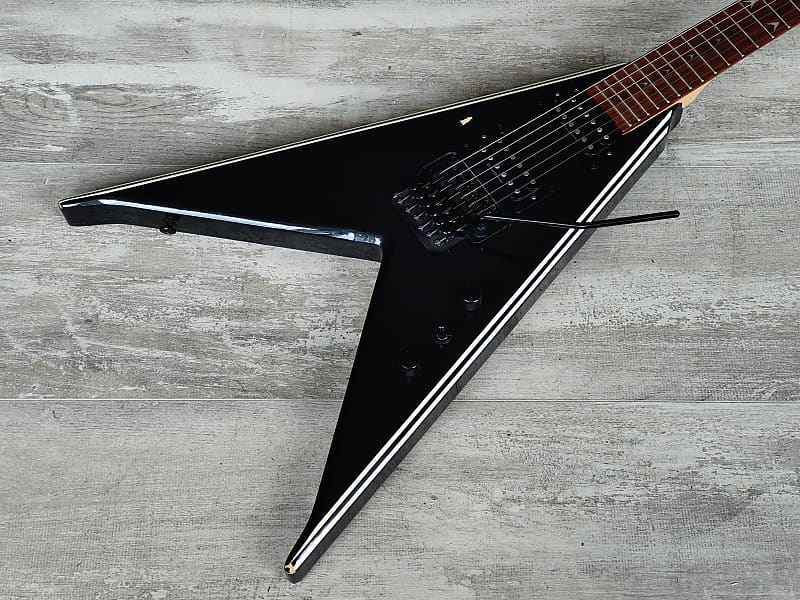 2014 BC Rich JR.V Standard Flying V (Black) | Reverb