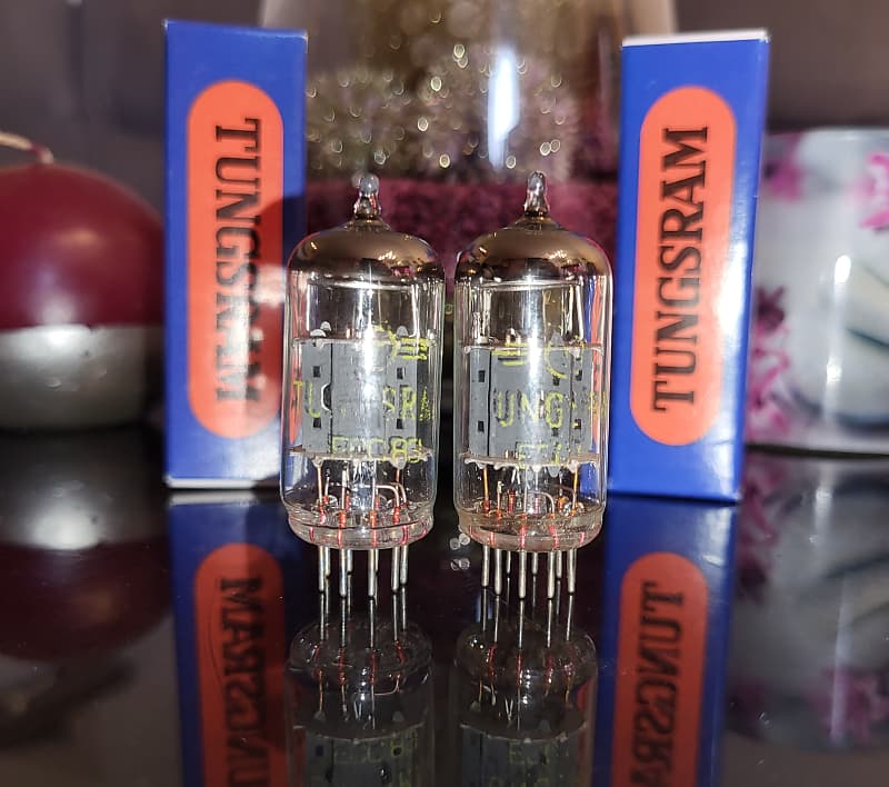 Tungsram Hungary 12AX7 ECC83 70s matched pair,same | Reverb UK
