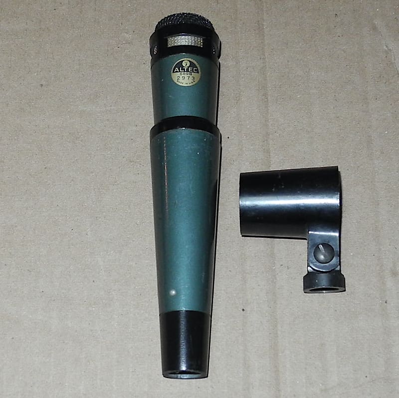 Vintage Altec 689B Dynamic Microphone w/ Original Mic Clip! | Reverb