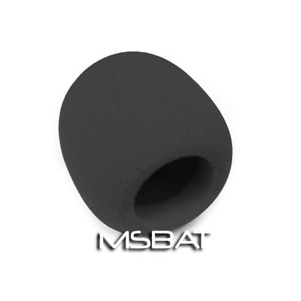 Microphone Foam Ball-Type Mic Windscreen - Black SM58 Style | Reverb