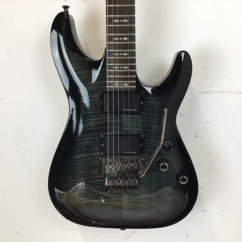 Used Schecter DEMON-6 FR Electric Guitars Black | Reverb