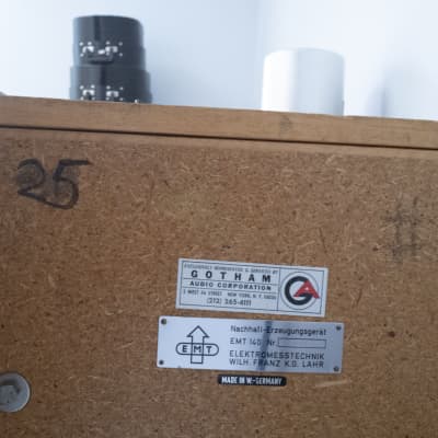 EMT 140 Plate Reverb Martech stereo preamp | Reverb