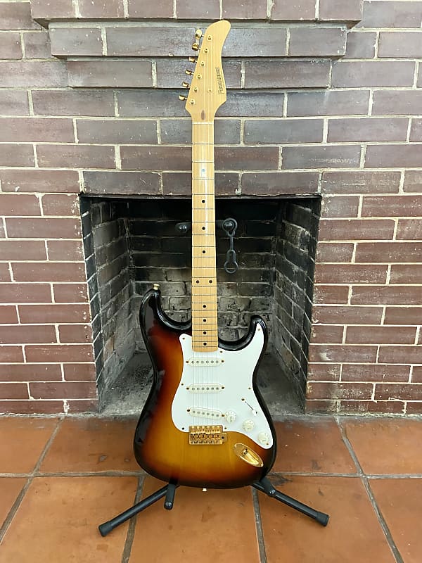 Fernandes Strat Early 90’s Sunburst - Gold Hardware | Reverb