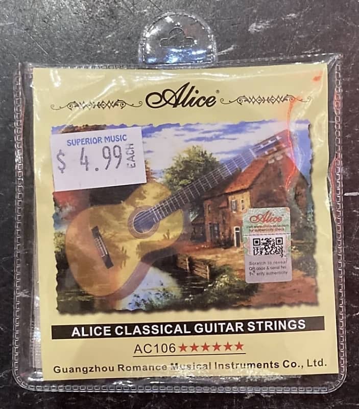 Alice Classical guitar strings (Full Set) Fresh | Reverb