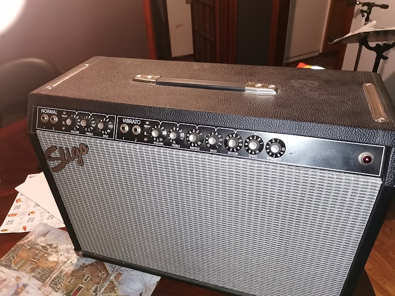Vibrolux hand wired black face amp Fender clone | Reverb