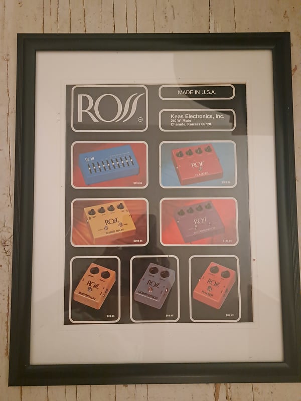 1978 Ross Flanger Advertisement | Reverb