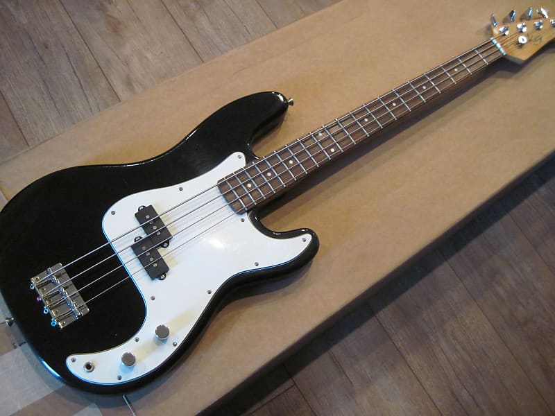 Kay Vintge Series P Bass 1990's - Gloss Black nice! FINAL | Reverb