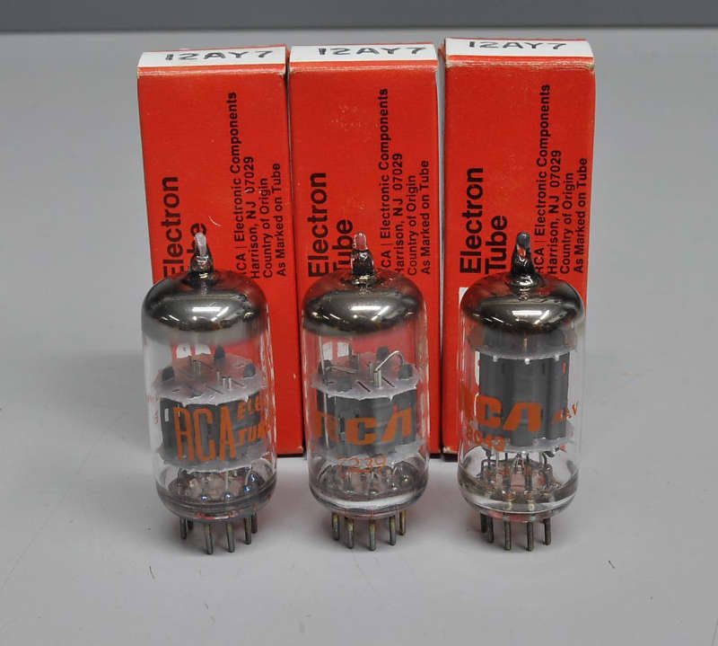 3 new in the box RCA 12ay7 tubes | Reverb