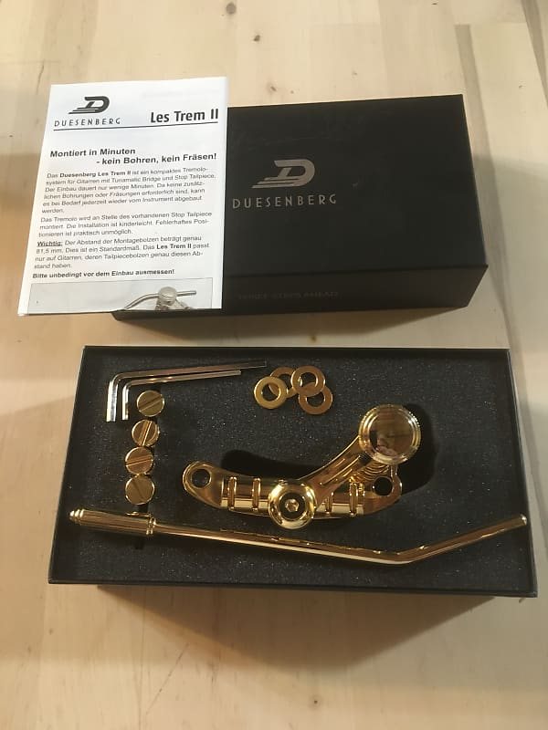 Duesenberg Les Trem II TM85G 2020 - Gold | Reverb