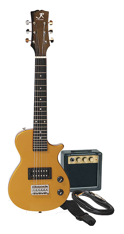 J. Reynolds - Gold Mini Electric Guitar Pack! JRPKLPGD *Make | Reverb