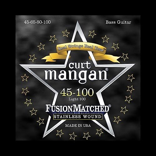 Curt Mangan Fusion Matched Stainless Wound Bass Strings | Reverb UK