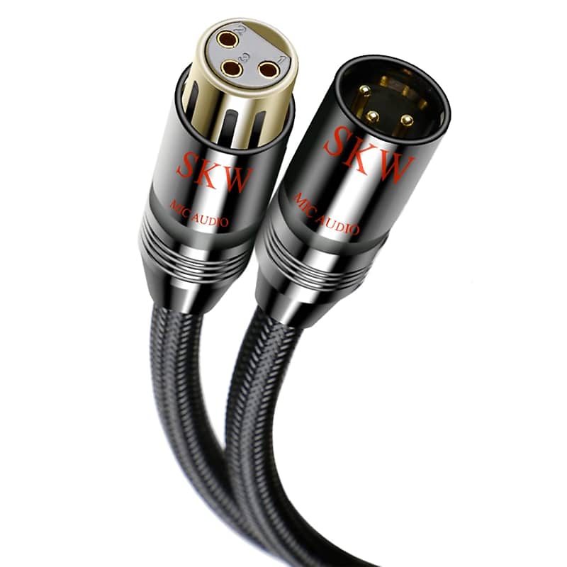 Microphone cable, XLR male to female, 3-pin balanced XLR | Reverb UK