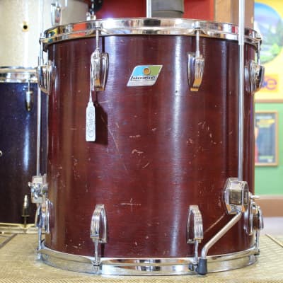 Ludwig Keystone 16x16 Floor Tom Blue Glass | Reverb