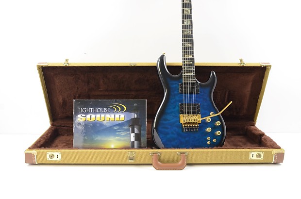 Carvin DC400T Premium Top Electric Guitar - Blue w/OHSC | Reverb