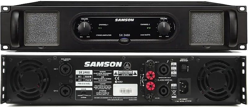 Samson SX2800 Power Amp 2012s - Black | Reverb