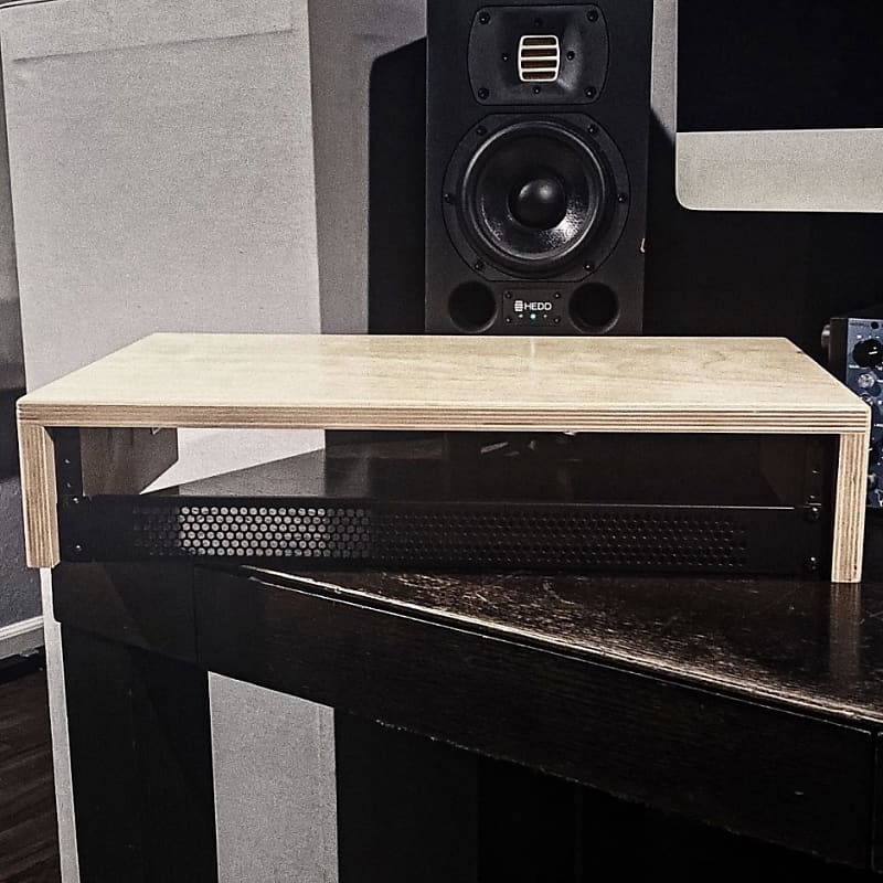 AudioRax Baltic Birch Computer Monitor Stand + 2U Rack | Reverb