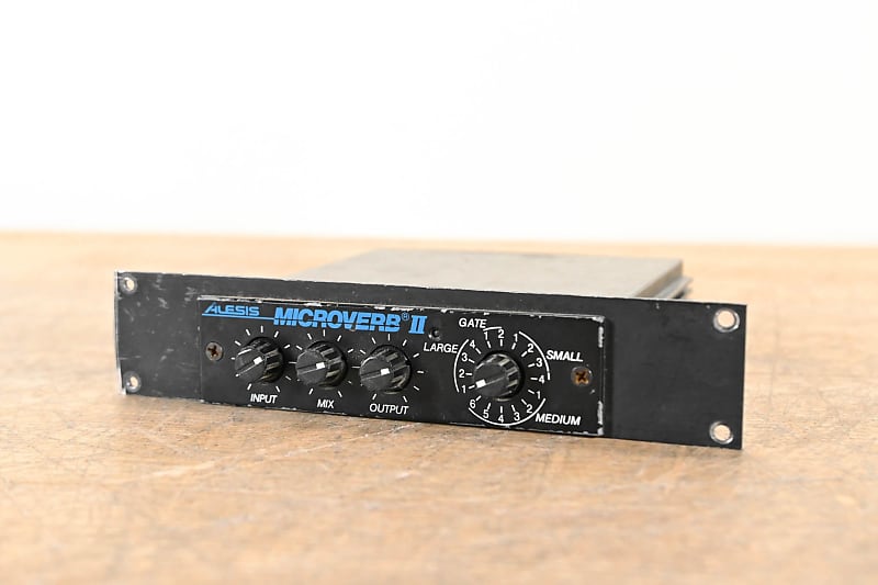 Alesis MicroVerb II 16-bit Stereo Digital Reverb Unit (NO | Reverb