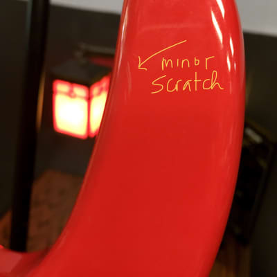 Red Carvin USA 5-String Factory Bass BK5 w/ Original Case | Reverb