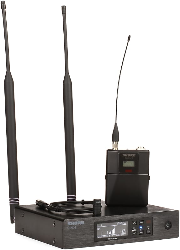 Shure QLXD14/83 Wireless Lavalier Microphone System - V50 | Reverb