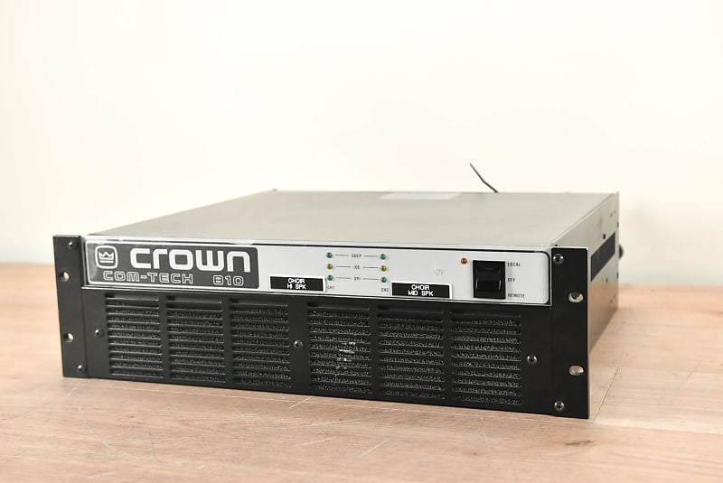 Crown Com-Tech 810 2-Channel Power Amplifier CG003DK | Reverb