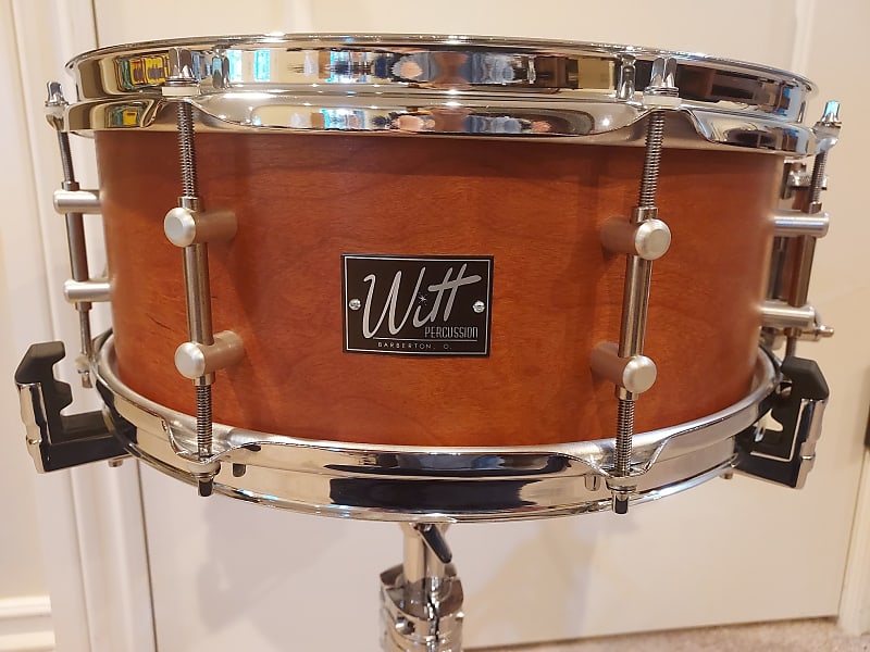 WITT Percussion Snare Drum 5.5x14 Solid Cherry Snare Drum | Reverb
