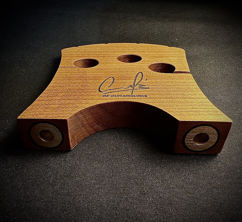 Ampeg Baby Bass Bridge Upgrade ( Azzola style Wood bridge) | Reverb