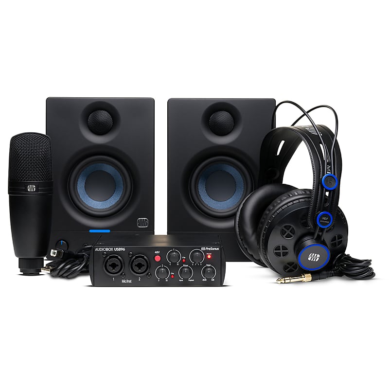 PreSonus AudioBox USB 96 USB-B Audio/MIDI Interface Complete | Reverb