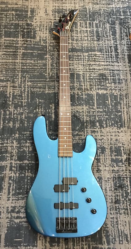 Charvel-Jackson 2B Bass Guitar Late 80s - Metallic Blue | Reverb