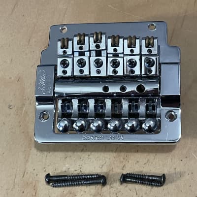 1980's Kahler 2300 Flatmount Chrome Guitar Tremolo Bridge | Reverb